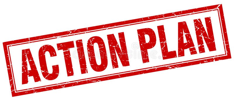 Action plan stamp stock vector. Illustration of isolated - 124937004