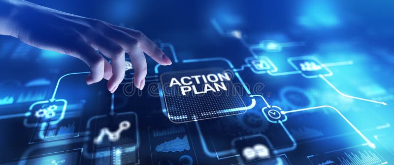 Action Plan Strategic Planning and Goal Setting, Projection on a ...