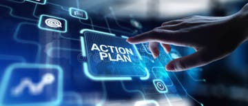 Action Plan Strategic Planning and Goal Setting, Projection on a ...