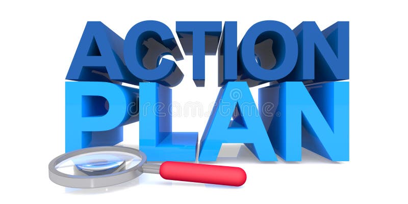 Action plan stock illustration. Illustration of steps - 24354004