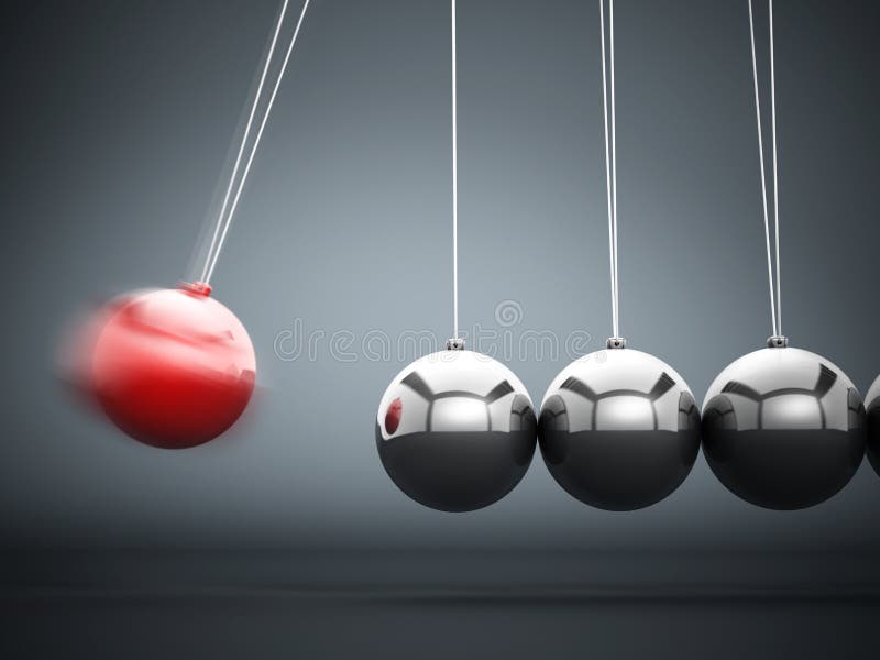 Action and Reaction stock illustration. Illustration of improvement ...