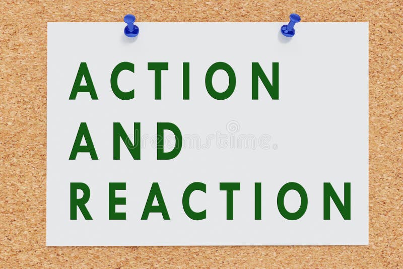 Action and reaction stock illustration. Illustration of arrow - 17857893