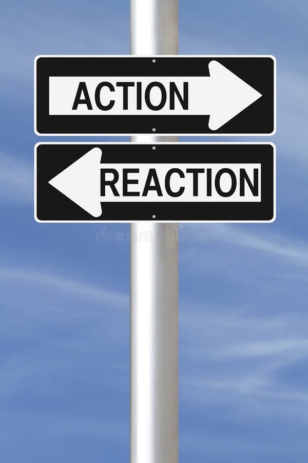 Action and reaction stock illustration. Illustration of arrow - 17857893