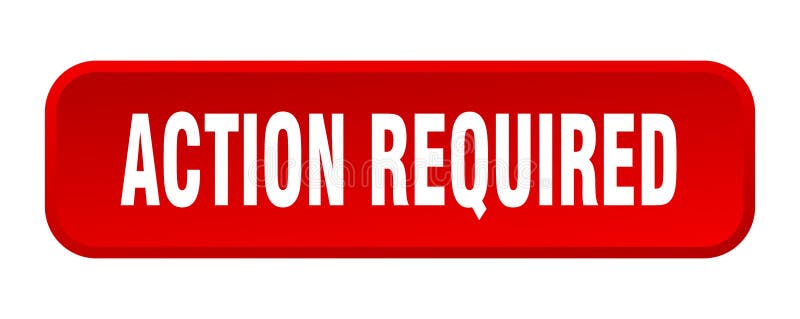 Action Required Banner Stock Illustrations – 197 Action Required Banner ...
