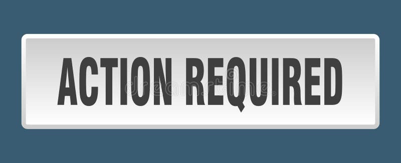 Action required stamp stock vector. Illustration of white - 84294612