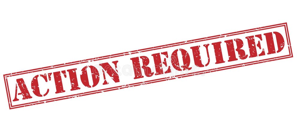 Action Required Banner Stock Illustrations – 266 Action Required Banner ...