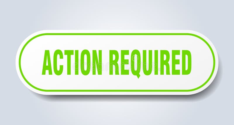 Action Required Banner Stock Illustrations – 197 Action Required Banner ...