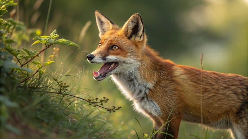 Red Fox, Photography, Natural Light Stock Illustration - Illustration ...