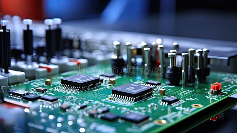 Action technology circuits stock illustration. Illustration of ...