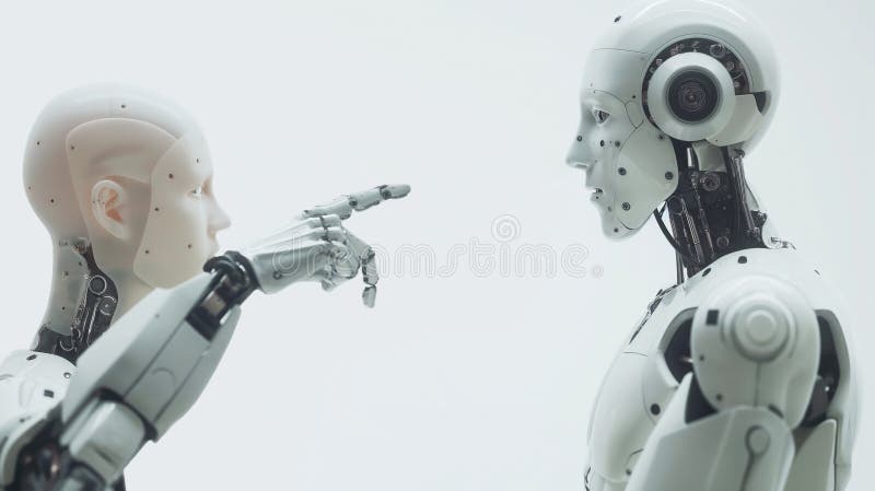 Action of Two Humanoid Robot with Technology in the Future and ...