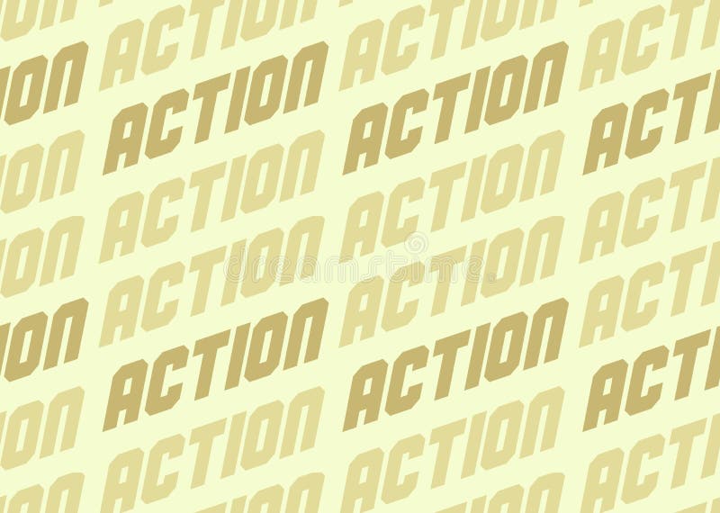 Action typography pattern stock vector. Illustration of activity ...