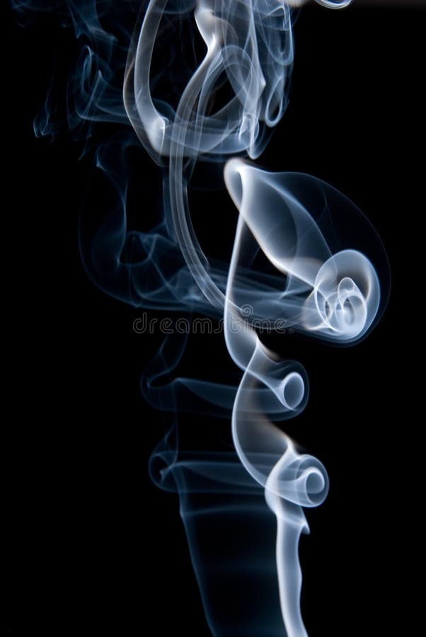 Actions of Aromatic Smoke Sticks Stock Photo - Image of isolated, curve ...