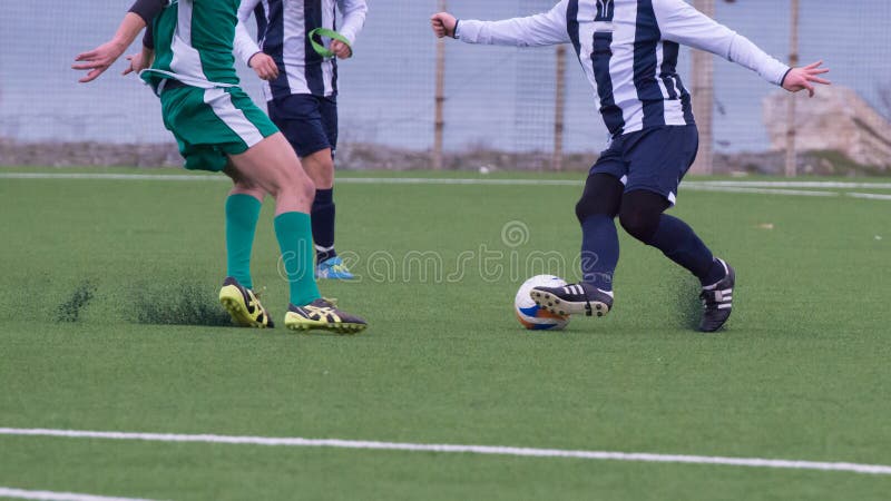 Actions in soccer field editorial stock photo. Image of player - 49884048