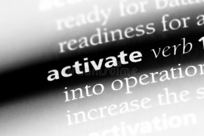 Activate stock image. Image of writing, idea, concept - 114405797