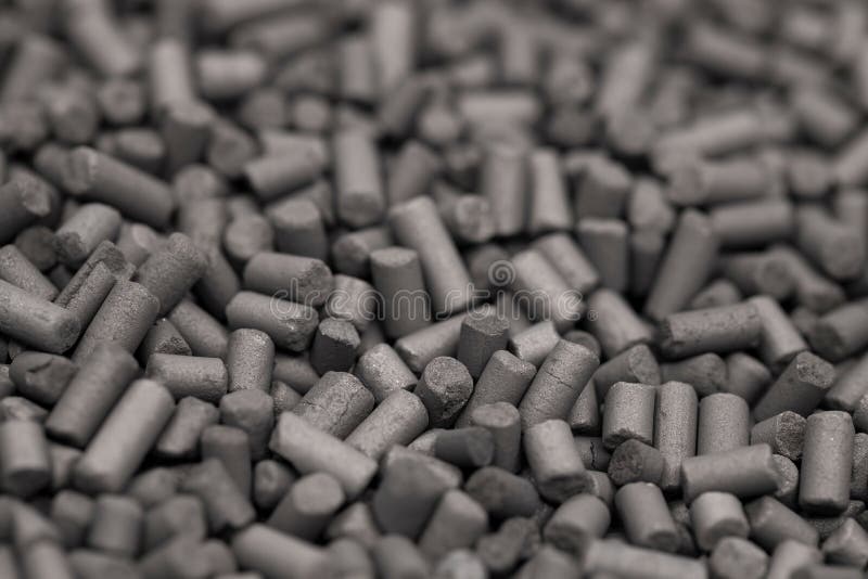 Activated Carbon Granules Abstract Background. Stock Photo - Image of ...