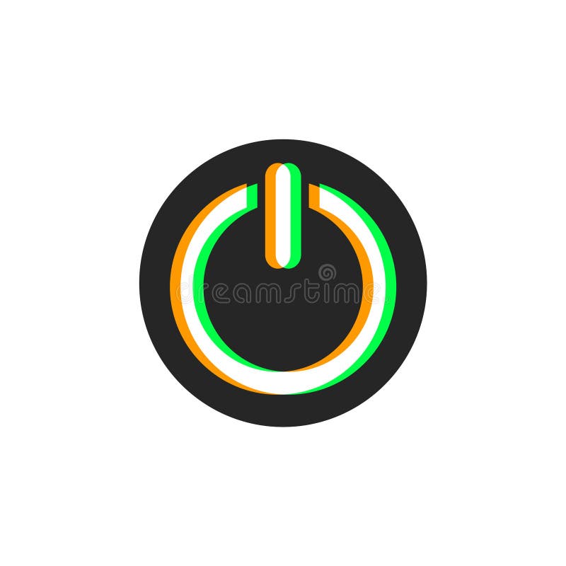 Activation flat symbol stock vector. Illustration of vector - 155369010