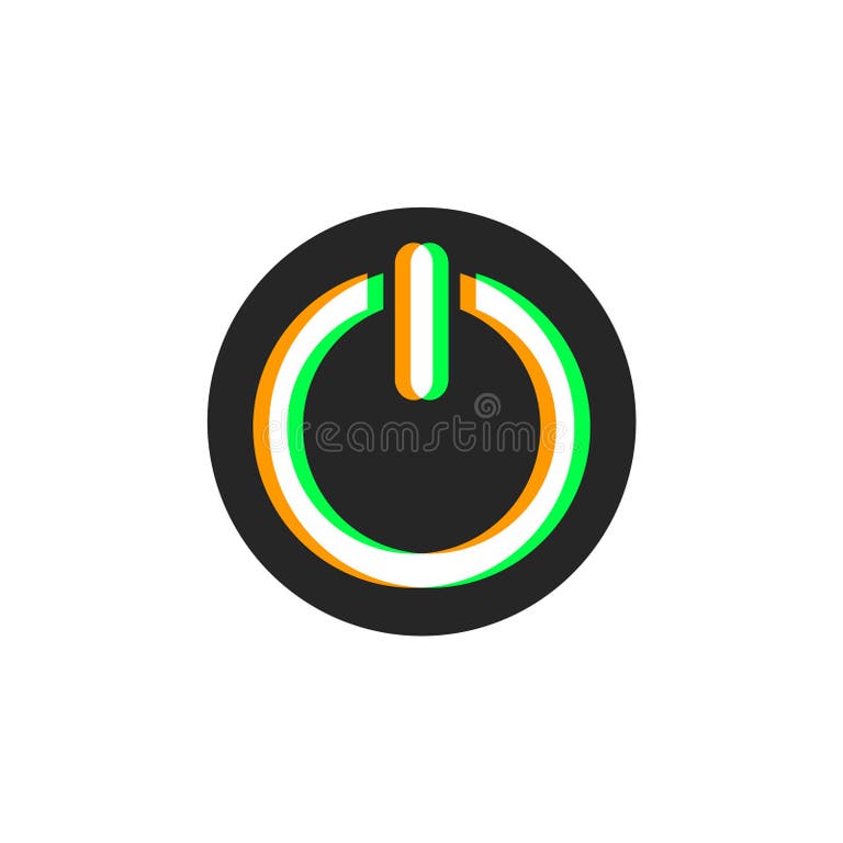 Activation flat symbol stock vector. Illustration of vector - 155369010