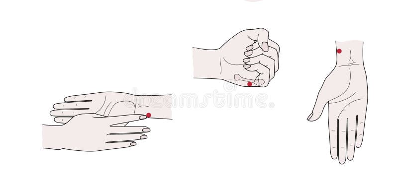 Acupuncture Points Palm Stock Illustrations – 29 Acupuncture Points ...