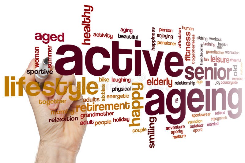 Active Senior Woman Doing Exercises Stock Image - Image of cheerful ...