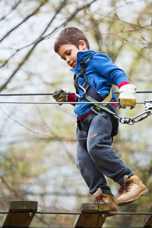 Active child climber stock image. Image of amusement - 34030013