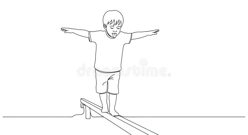 Child Skillfully Performing Stock Illustrations – 4 Child Skillfully Performing Stock ...