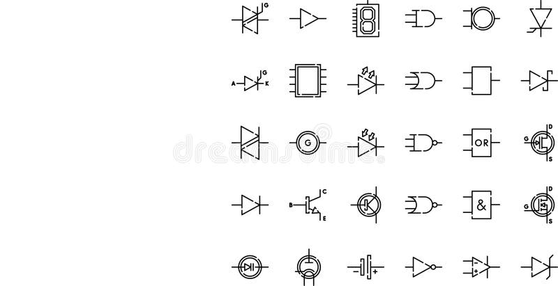 Active Component Symbols Icons High-Quality Vector Icons Collection ...