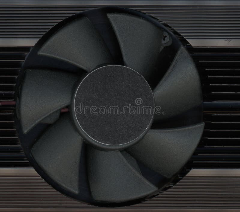 Active Cooling Computer Fan Stock Image - Image of calculator ...