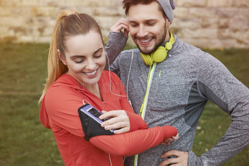 Active couple stock image. Image of jogging, looking - 55188107
