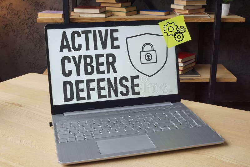 Active Cyber Defense ACD is Shown Using the Text Stock Photo - Image of ...