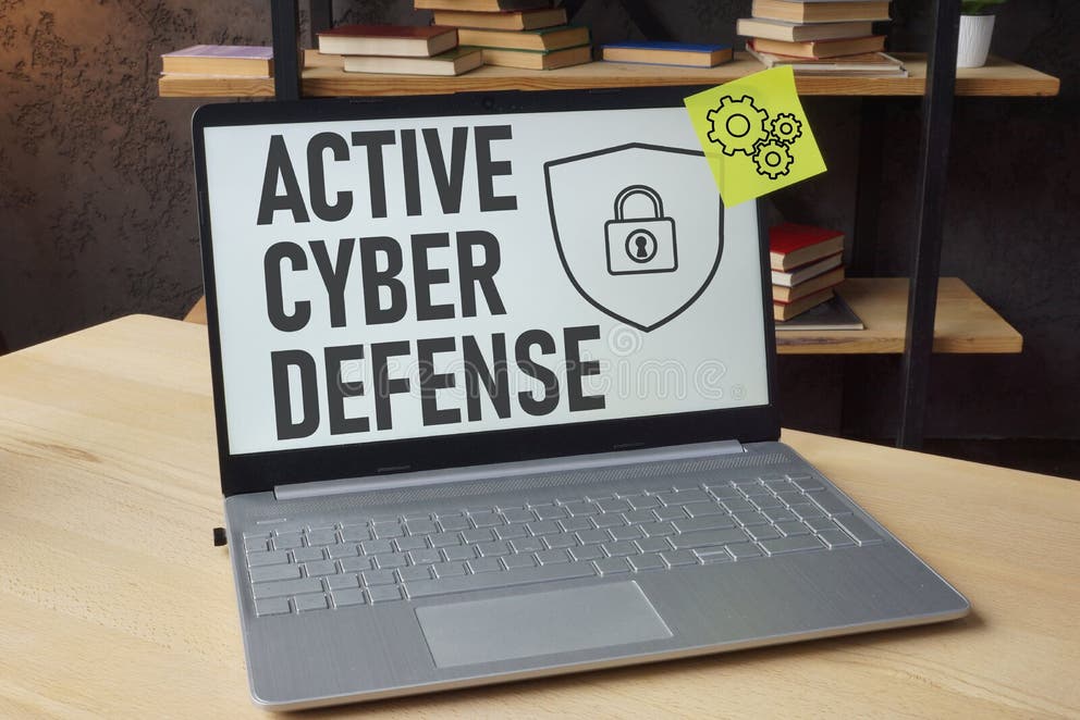 Active Cyber Defense ACD is Shown Using the Text Stock Photo - Image of ...