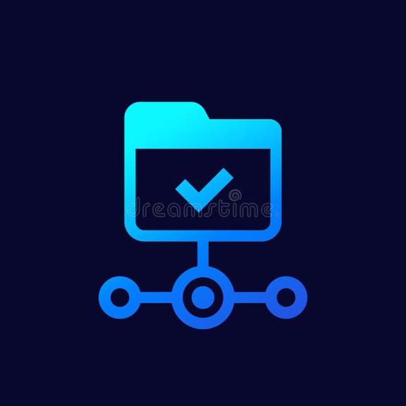 Active Directory, Folder Icon for Web, Vector Stock Vector ...