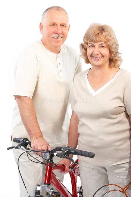 Active elderly couple stock image. Image of lifestyle - 10518707