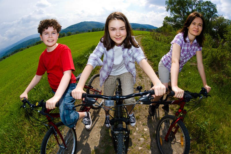 Active family stock image. Image of colors, caucasian - 24379553