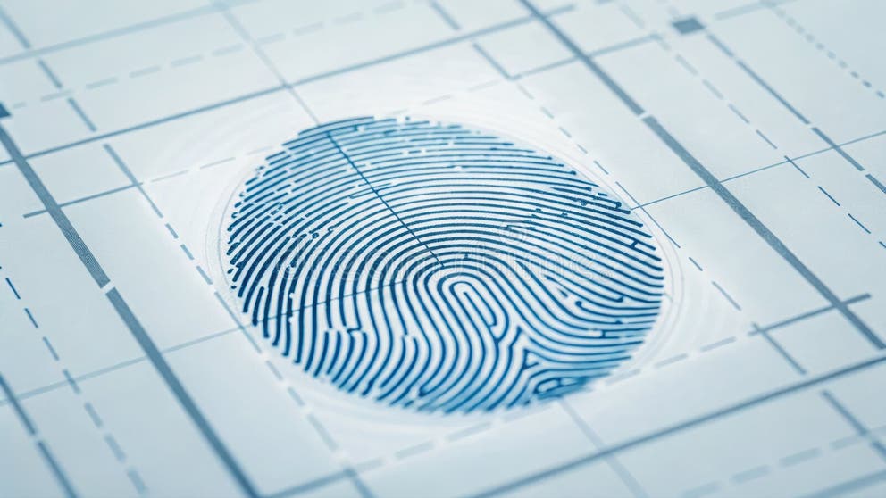 Active Fingerprint Scanner with Encryption Waves Indicating Enhanced ...