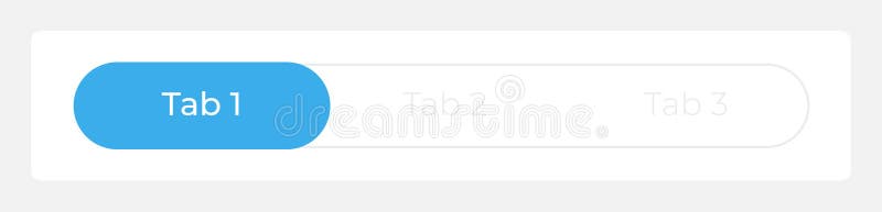 Active First Tab in Menu UI Element Template Stock Vector ... Active First Tab in Menu UI Element Template Stock Vector ...