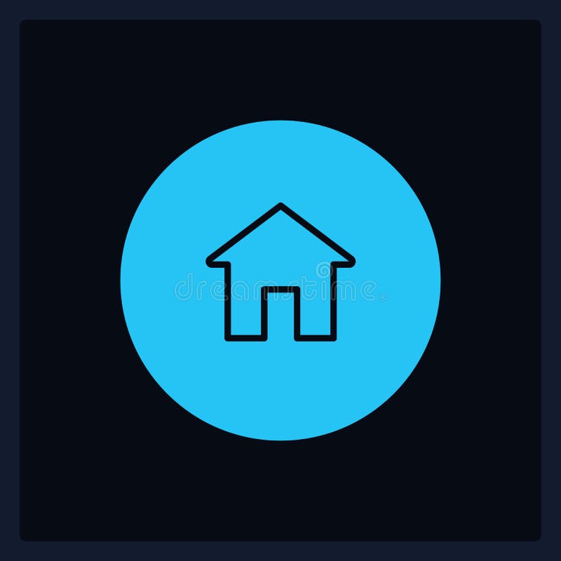 Active Homepage Button Ui Element Template Stock Vector Illustration Of Element Graph 264324447