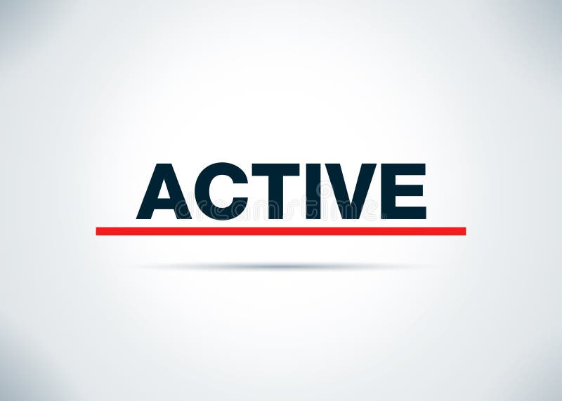 Active Abstract Flat Background Design Illustration Stock Illustration ...