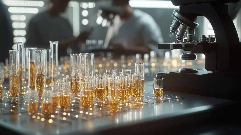 An Active Laboratory at Daylight Displaying Experiments in Progress ...