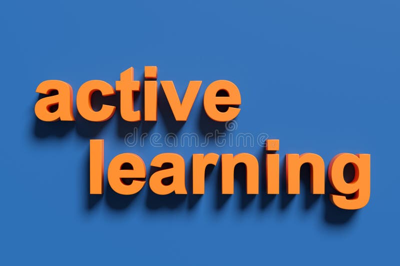 Active Learning Banner Promoting Educational Engagement Stock ...