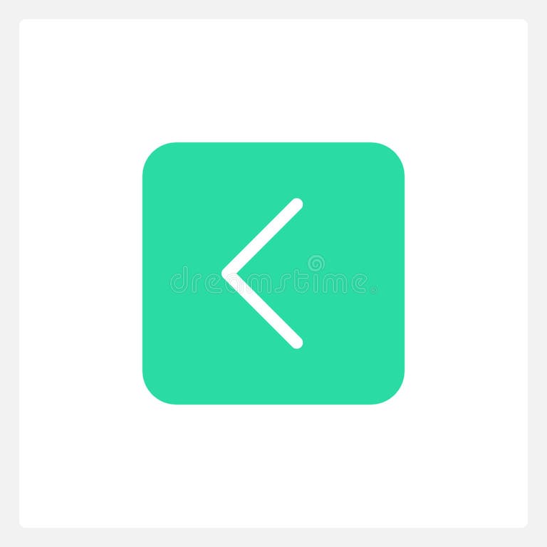 Active Left Arrow Button UI Element Template Stock Vector - Illustration of graph, undo: 265029532