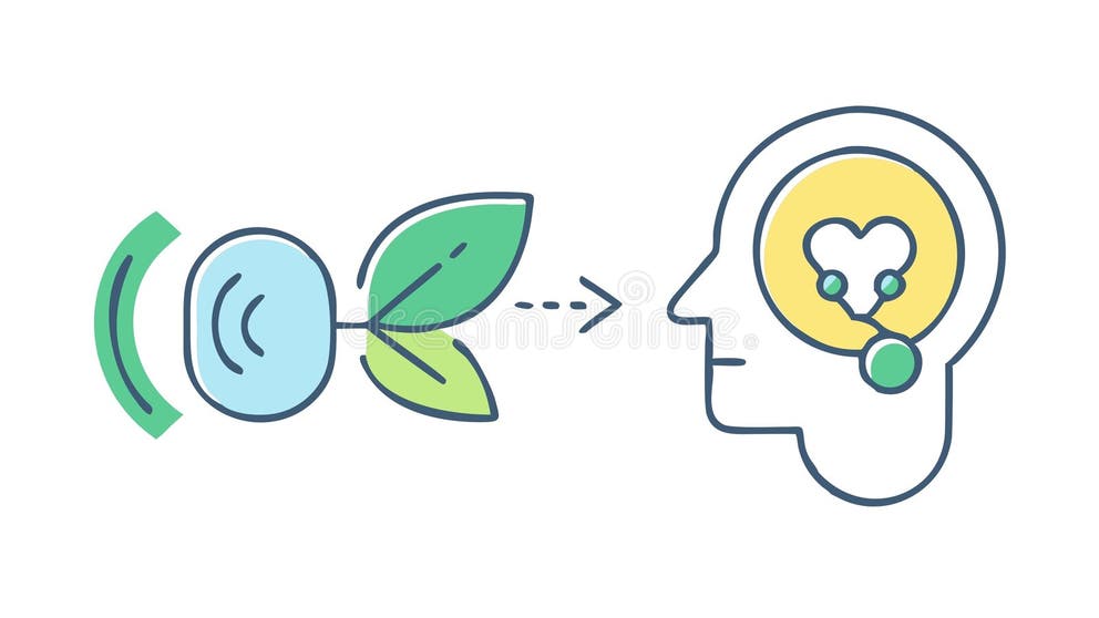 Active Listening Idea Generation Icon: Cognitive Processing, Vector ...