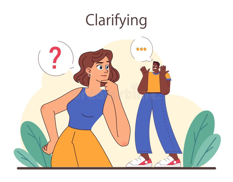 Active Listening Skill. Attentive Business Character or Employee Soft ...