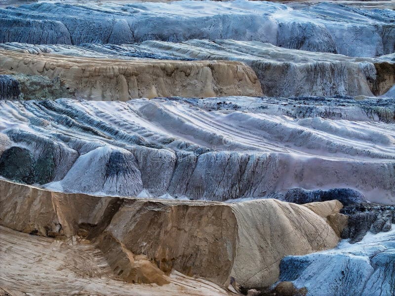 Stunning Active Lithium Mine in Germany Stock Photo - Image of aerial ...