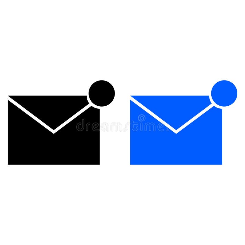 Active message icon stock illustration. Illustration of blue - 114692694