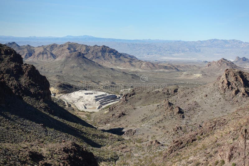 Active Mine in the Arizona Mountains Stock Image - Image of gear, ghost ...
