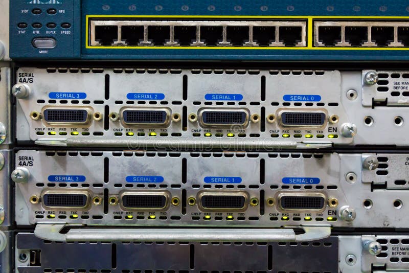 Telecommunication Equipment Stock Image - Image of center, detail: 13417083