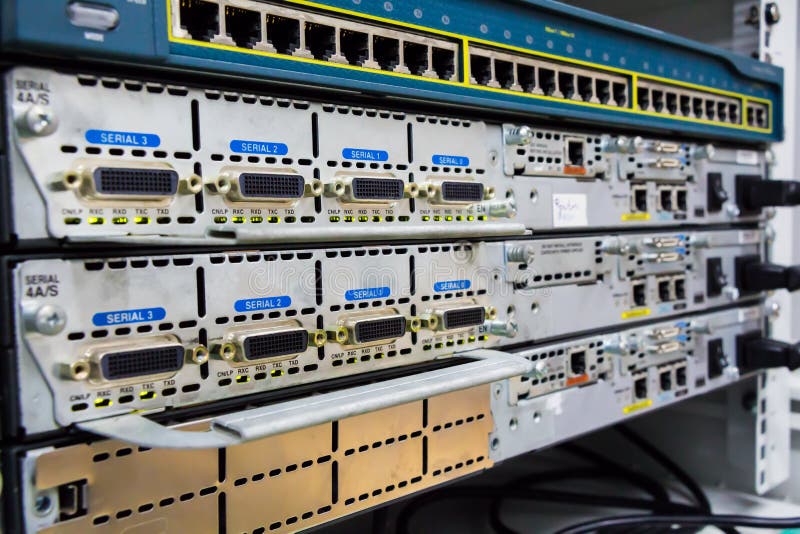 Network equipment stock image. Image of center, link - 10565033