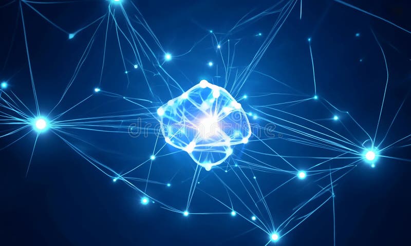 Active Neural Networks Representing Synaptic Activity Stock Video Video Of Neurological Glow