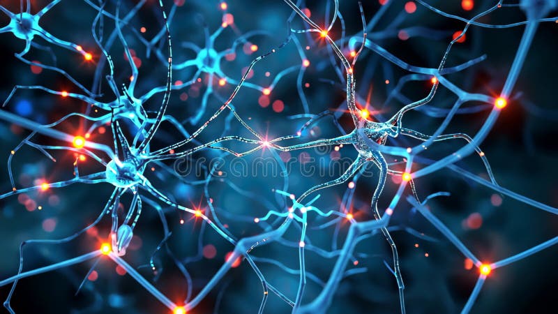 Explore the Intricate Neural Communication through this Depiction of ...