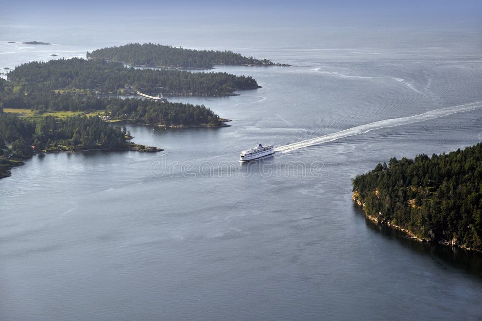 Active Pass, Gulf Islands stock image. Image of british - 27529645